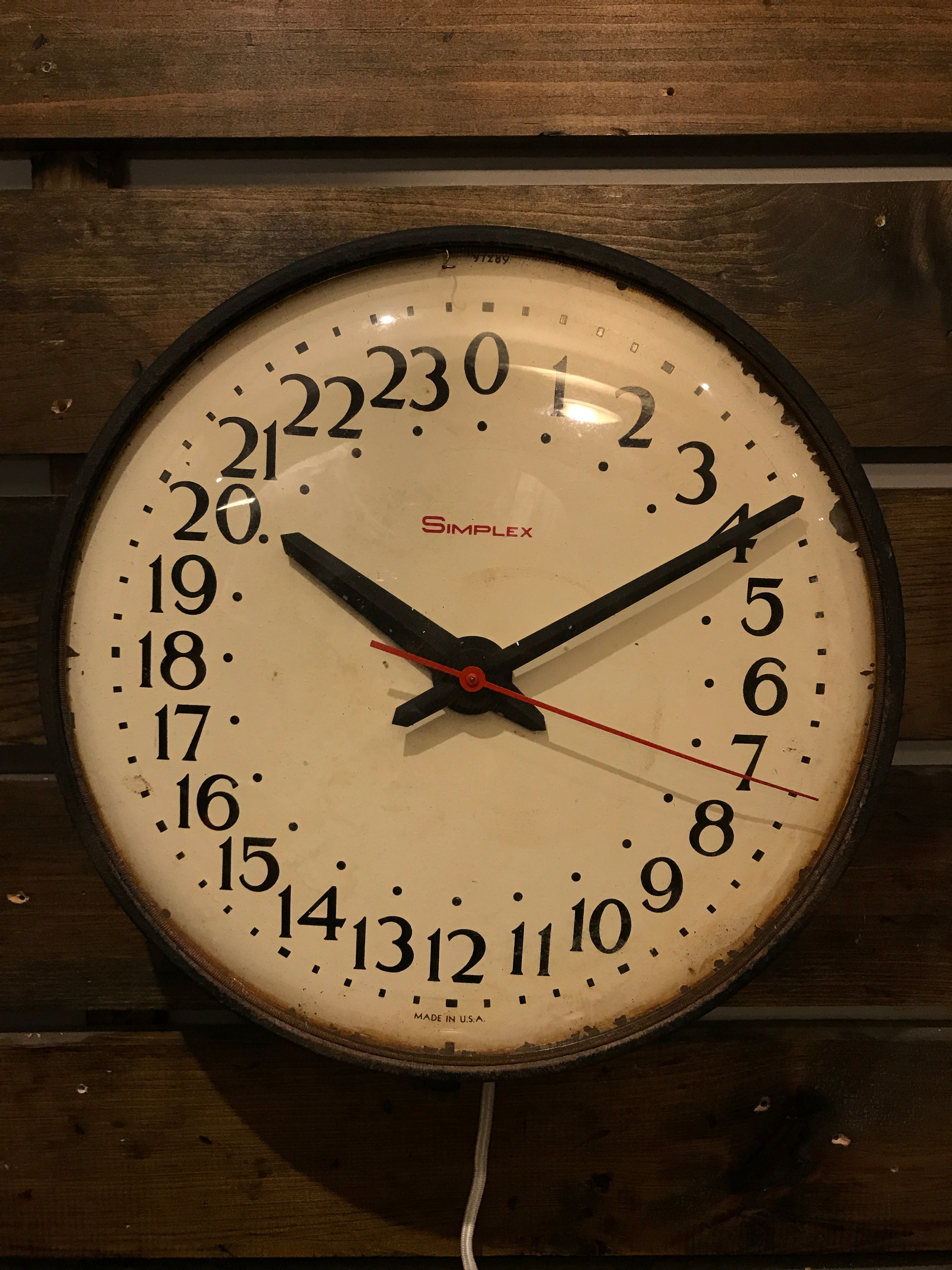 24 Hour Military Time Simplex USA This Is A Standard Military 