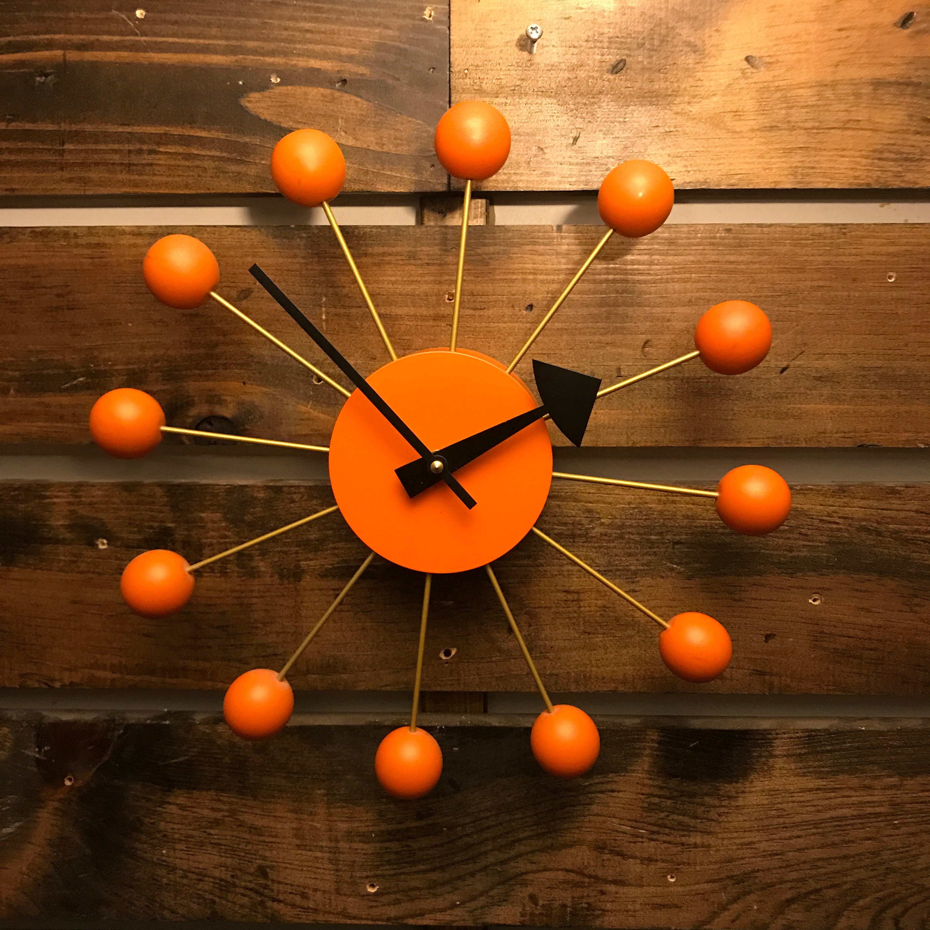 George Nelson Starburst Clock - This clock has been made since the 1960’s